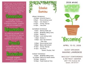 Women’s Retreat brochure 2026 digital | Wood Village Baptist Church